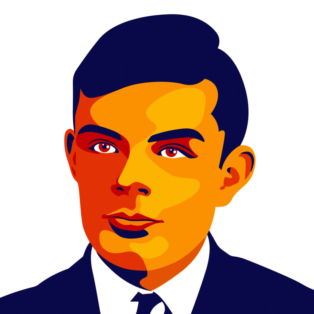 alan turing rapp art - Rapp|Art